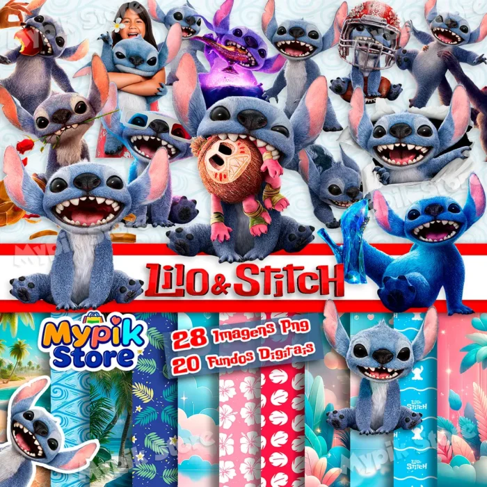 Lilo e Stitch – Kit Digital - Arquivos Digitais Prontos
