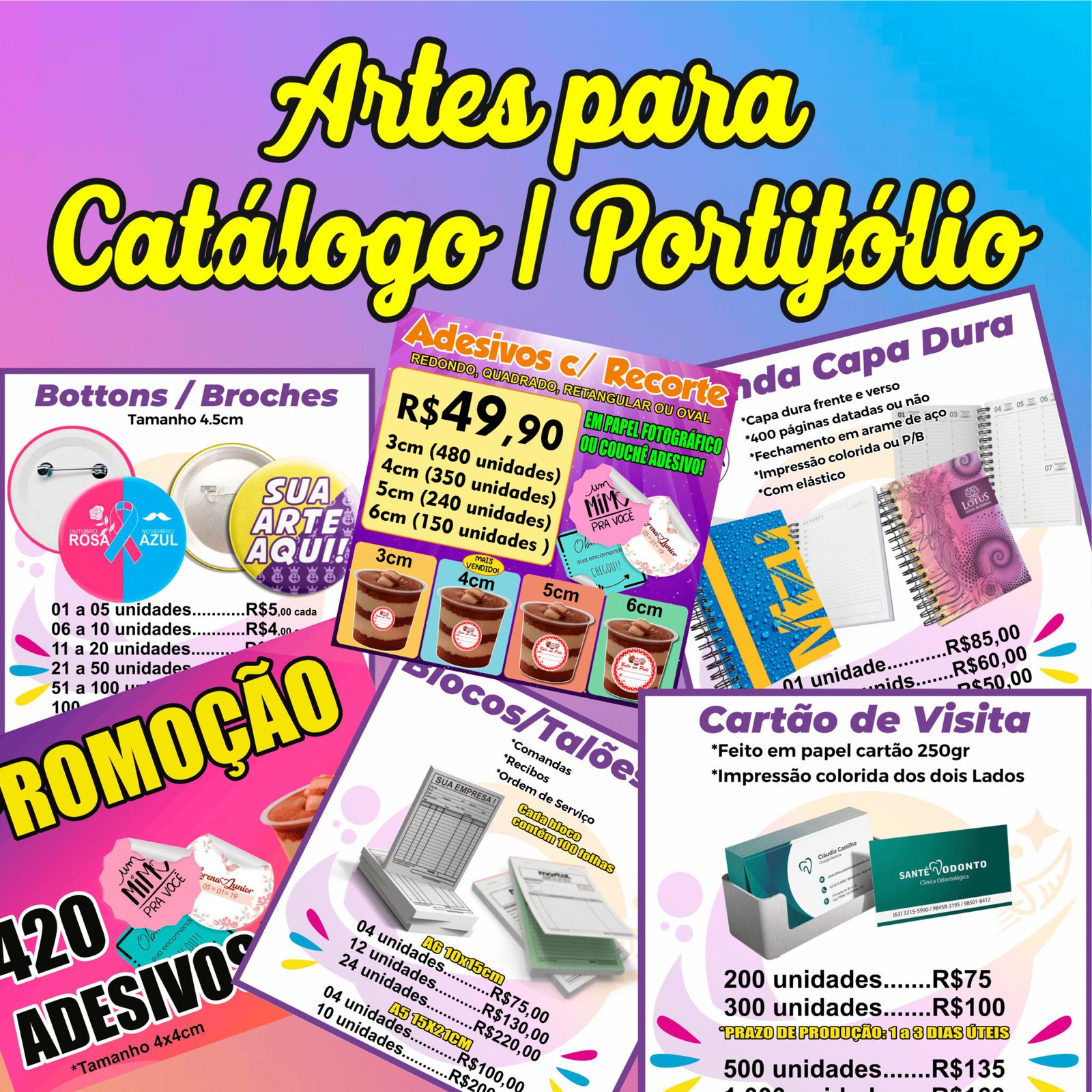 Catálogo de Produtos em Corel Draw - Arquivos Digitais Prontos