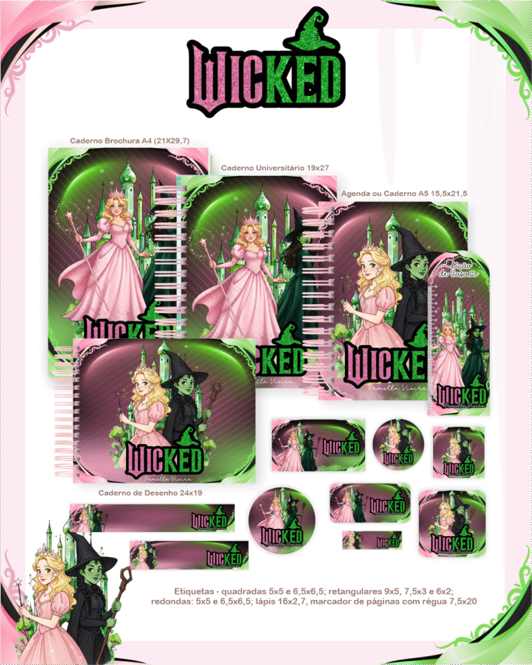 Wicked – Escolar 2.0 2026 (Pamella) - Arquivos Digitais Prontos